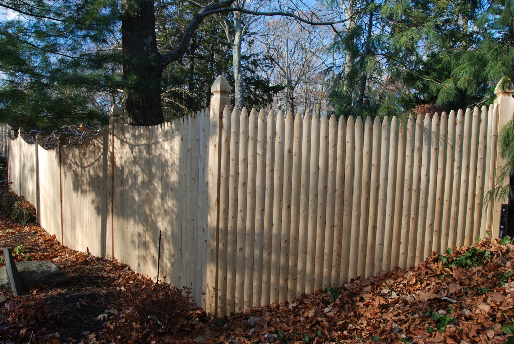 Stockade Style Fences by Atlas Outdoor