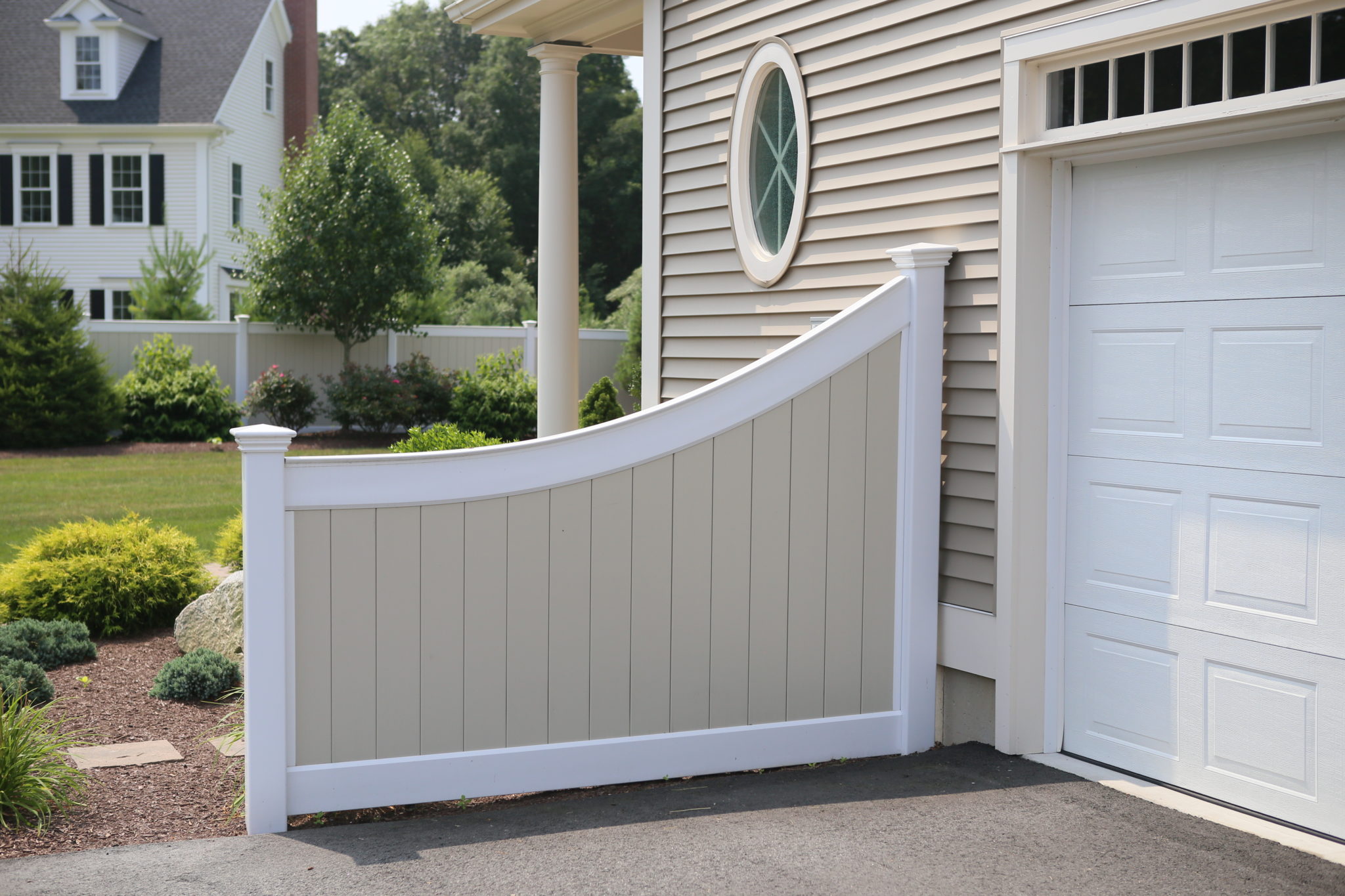 Contemporary Style Fences Available by Atlas Outdoor